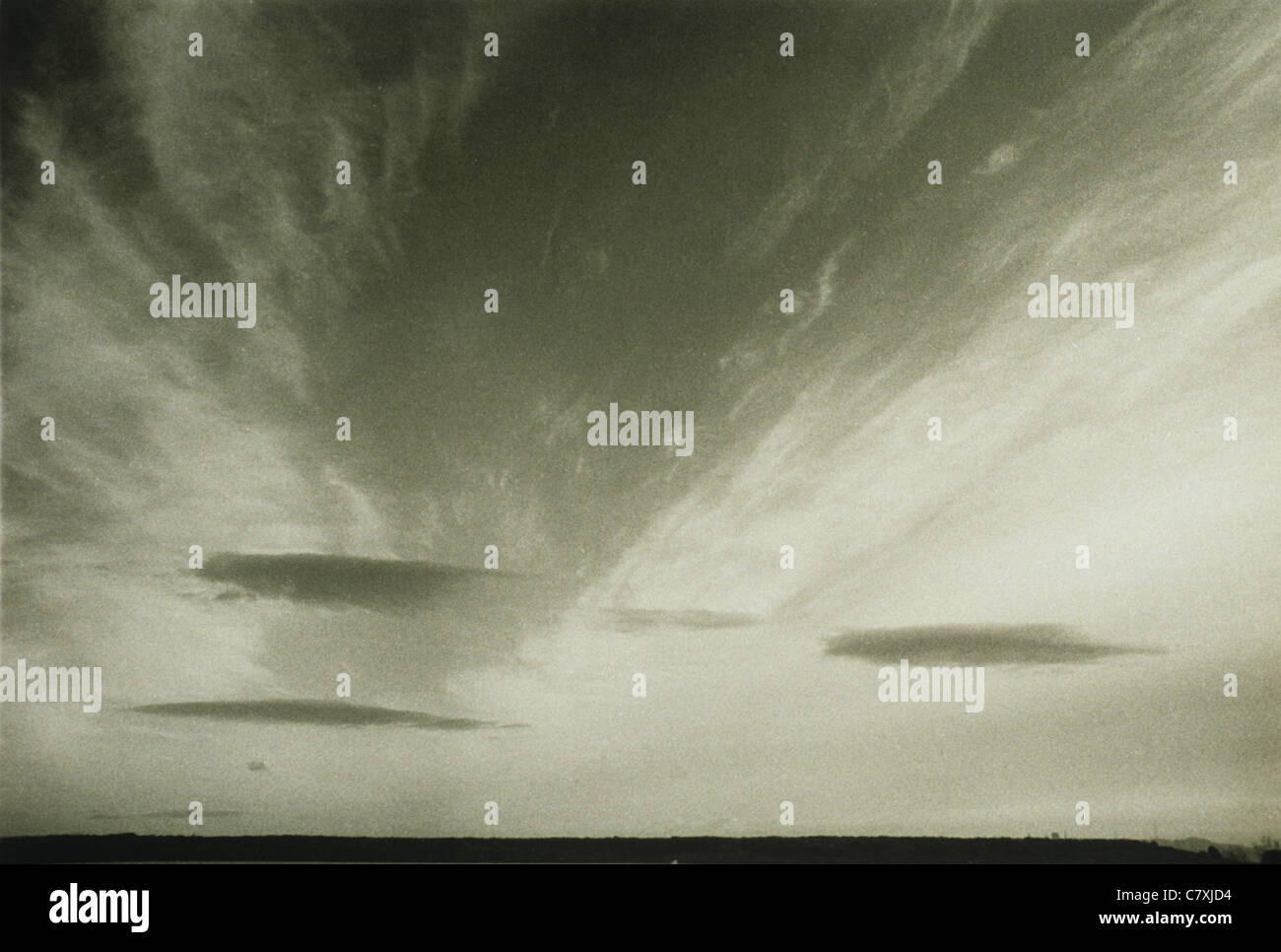 cloud filled sky Stock Photo - Alamy