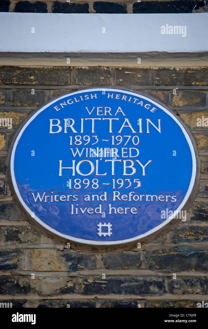 english heritage blue plaque marking a home of writers and reformers ...