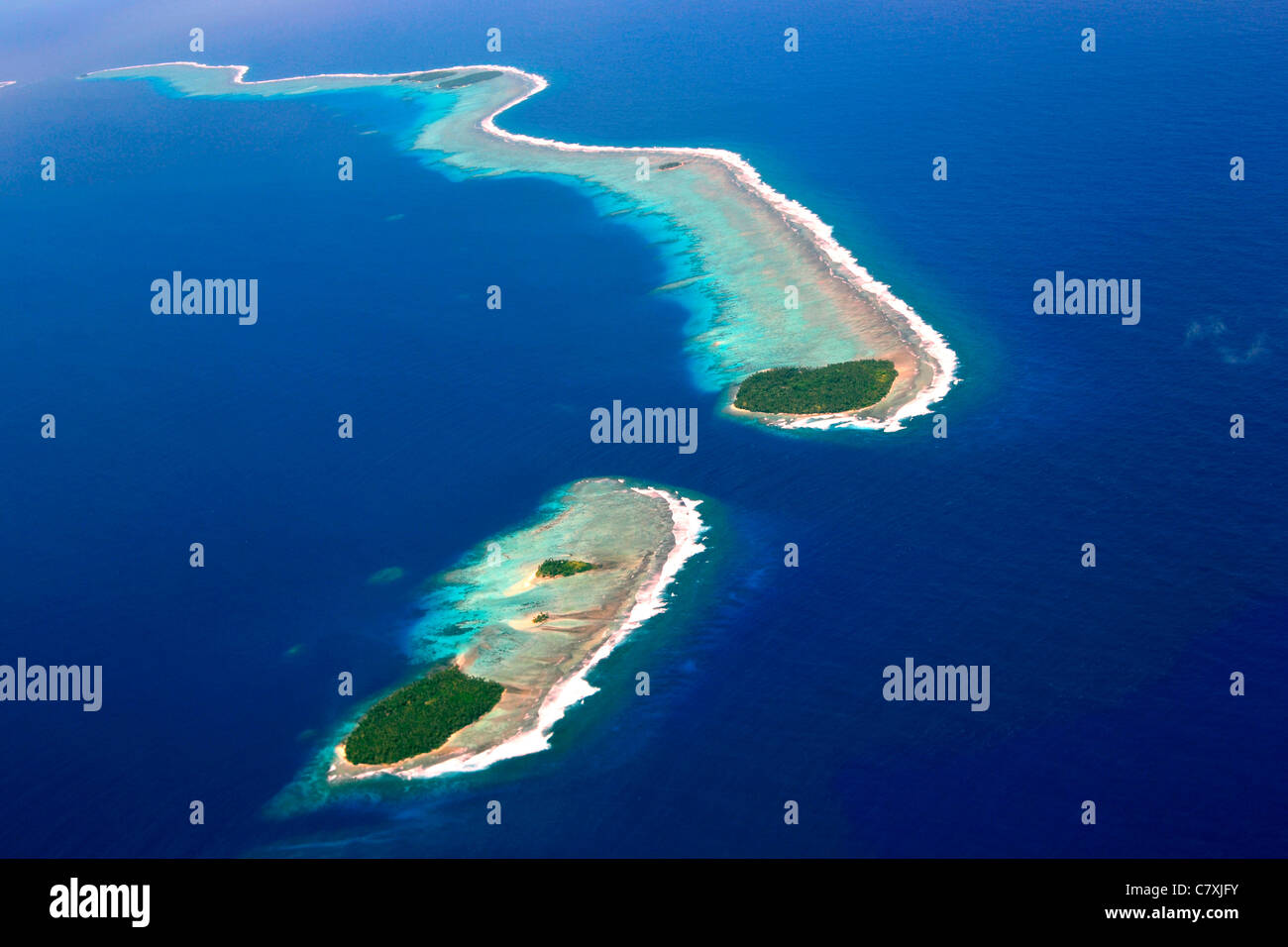 Chuuk lagoon aerial hi-res stock photography and images - Alamy