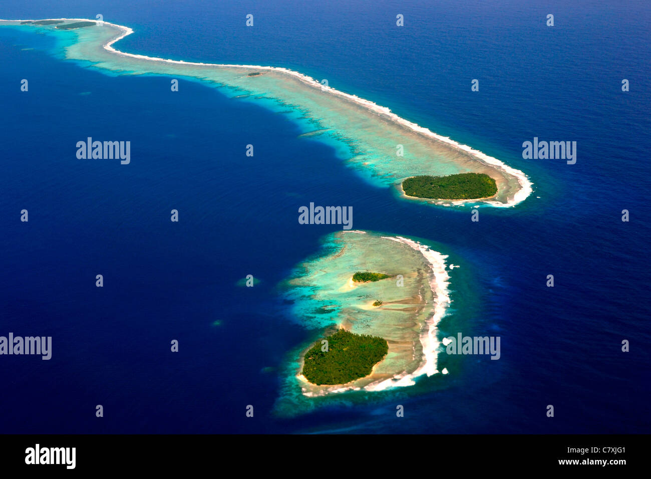 Chuuk lagoon aerial hi-res stock photography and images - Alamy