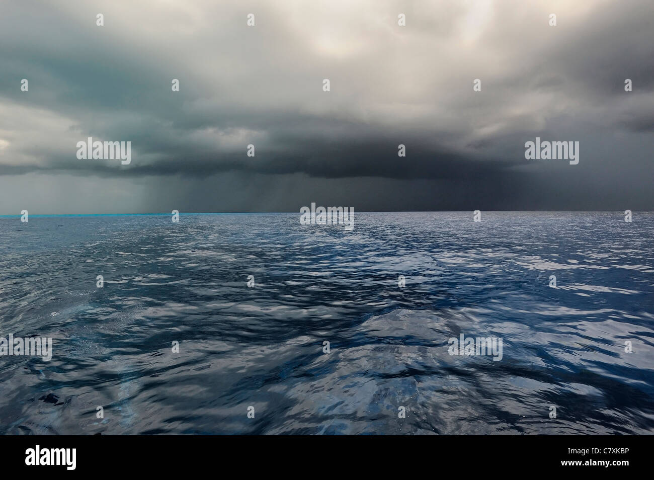 Rain storm at sea hi-res stock photography and images - Alamy