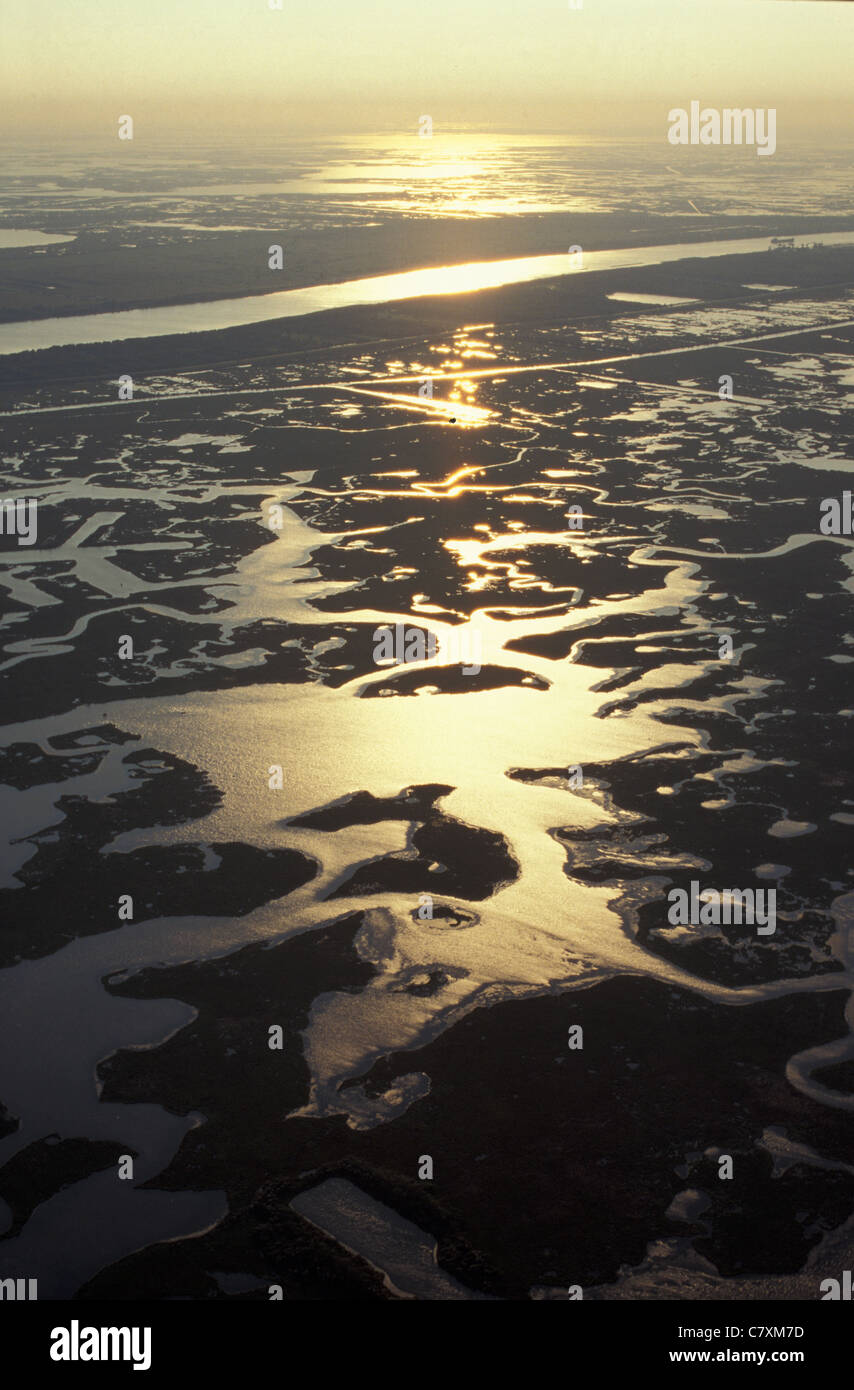 Mississippi river delta aerial hi-res stock photography and images - Alamy