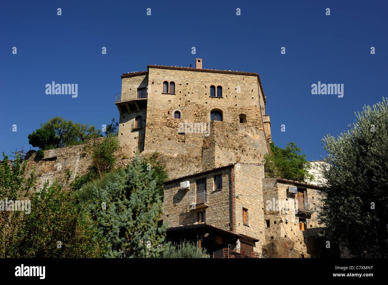 Italy, Basilicata, Valsinni, castle of Isabella Morra Stock Photo - Alamy