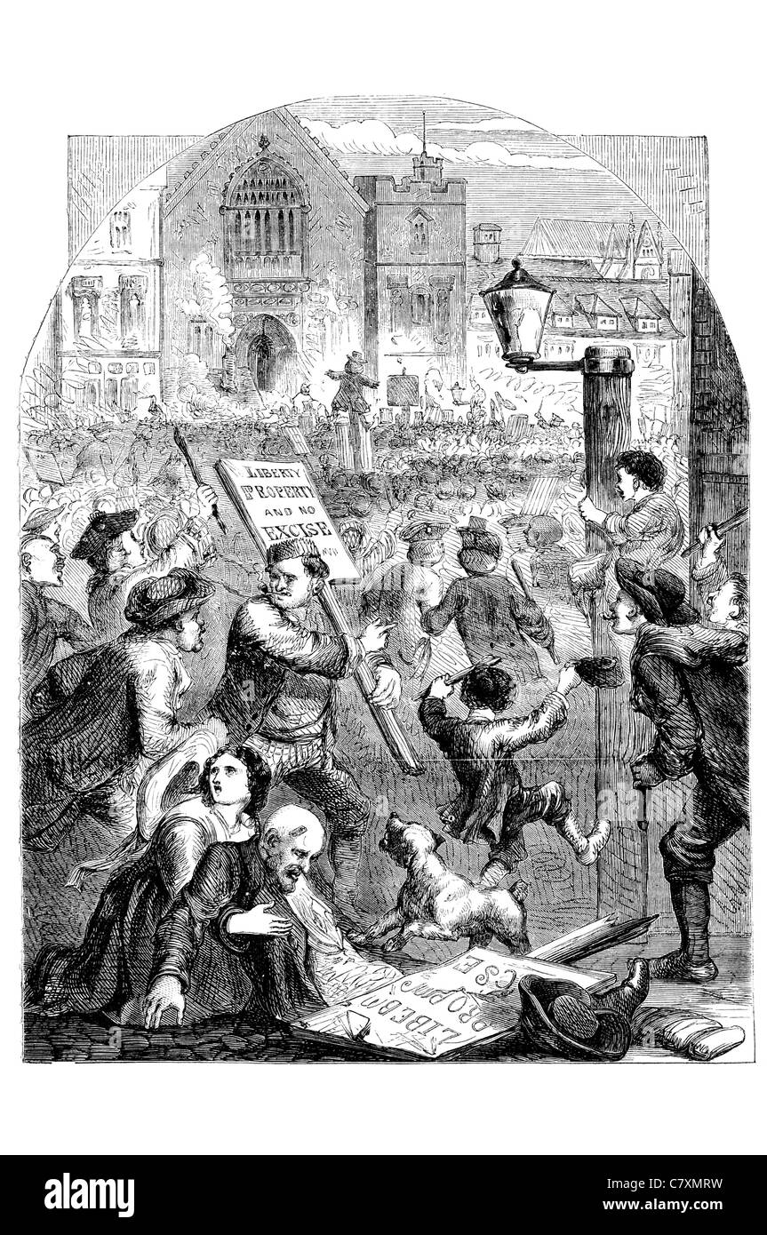 Historical london riot Black and White Stock Photos & Images - Alamy