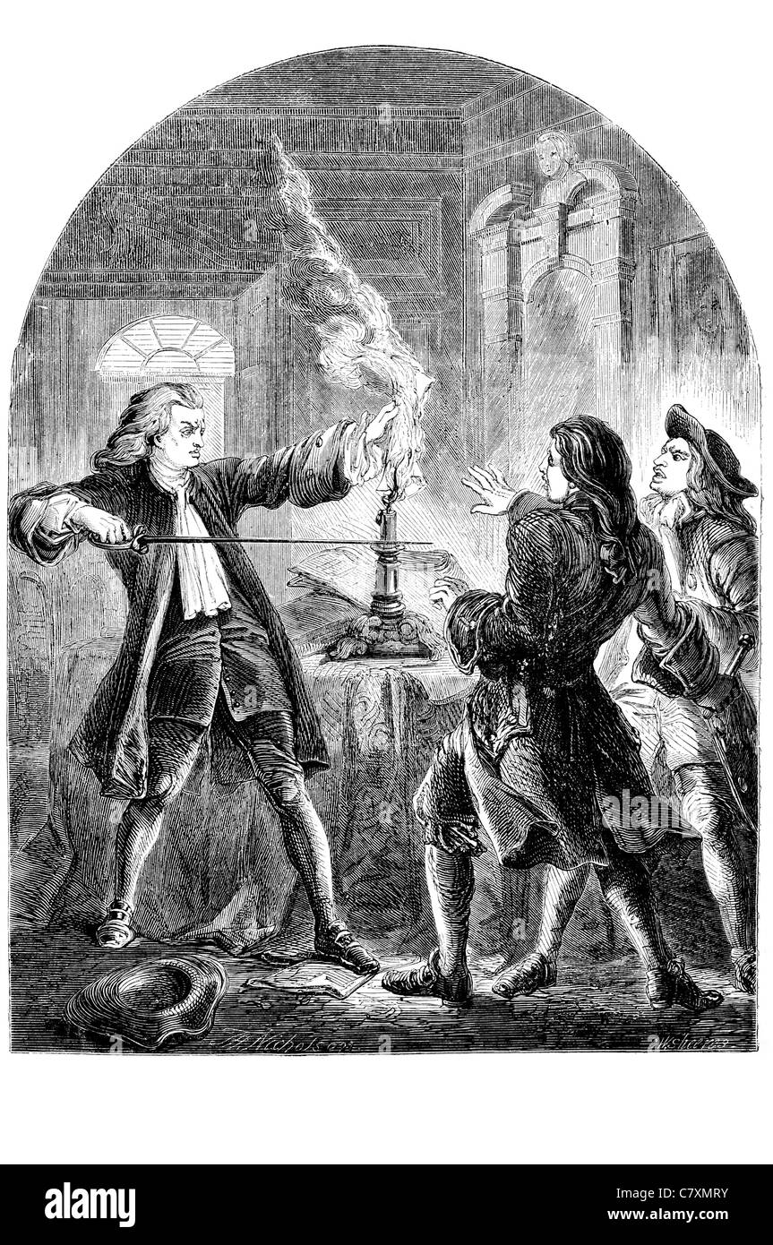 Victorian murder illustration hi-res stock photography and images - Alamy