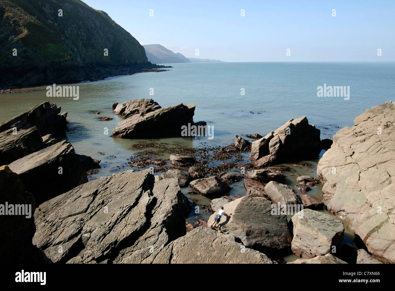 Heddon's Mouth, between Combe Martin and Lynton, Devon Stock Photo - Alamy