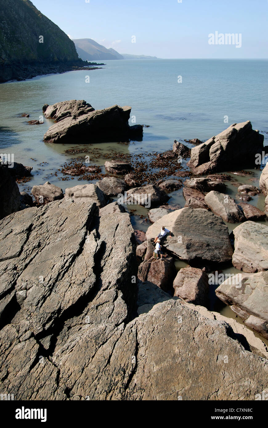 Heddon's Mouth, between Combe Martin and Lynton, Devon Stock Photo - Alamy