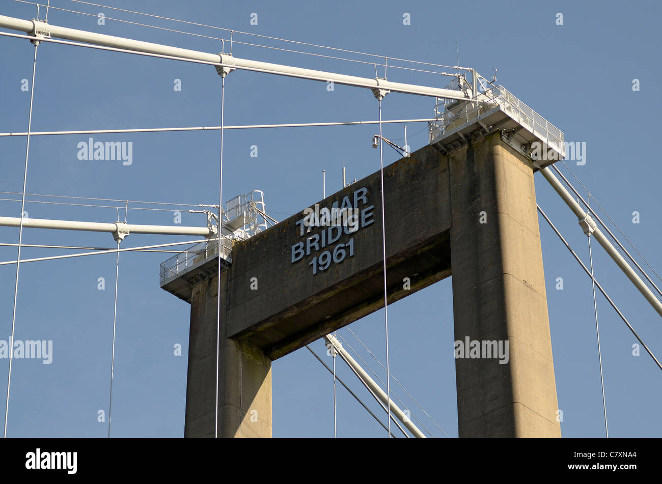 Tamar road bridge Saltash Cornwall UK Stock Photo - Alamy