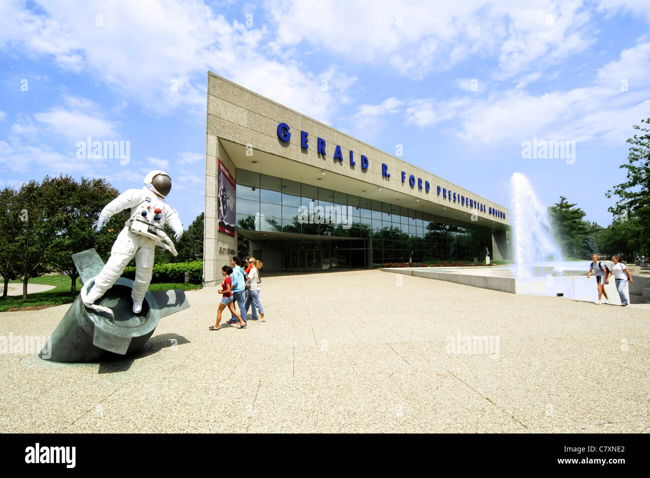 The Gerald R Ford Museum at Grand Rapids Michigan Stock Photo - Alamy