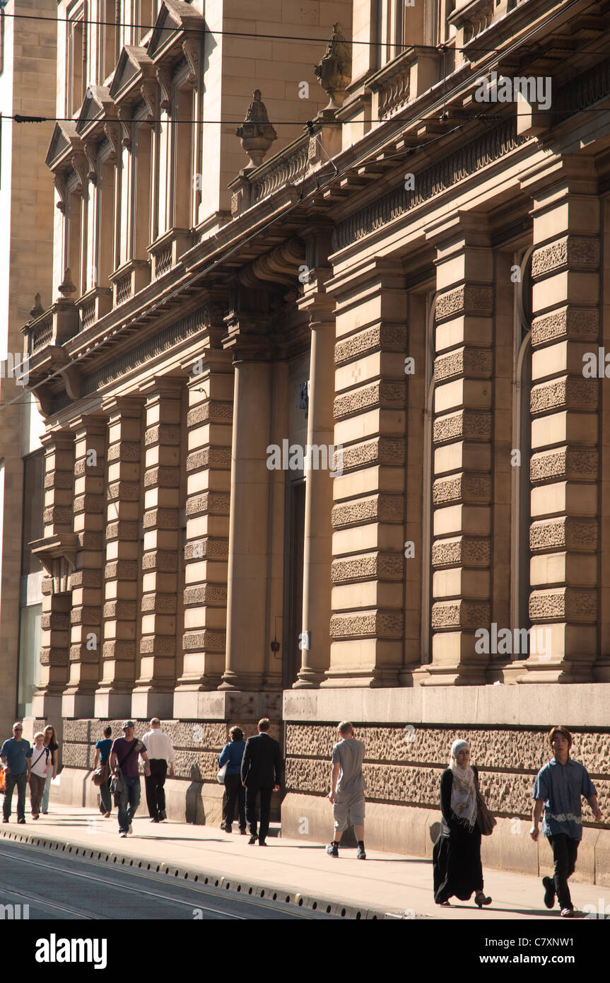 Street scene Mosley Street, city centre Manchester Stock Photo - Alamy