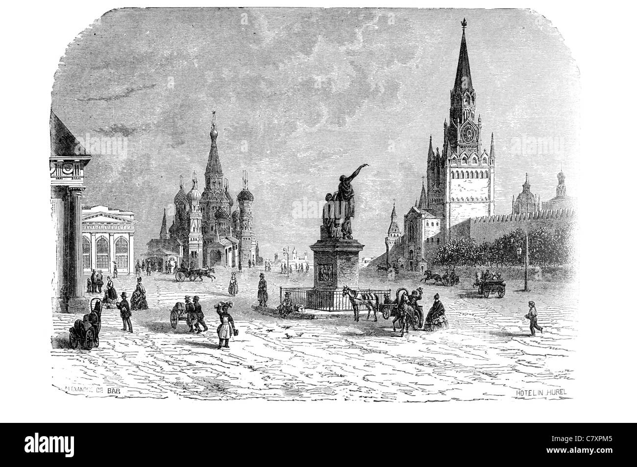 krassnaya Red Square Krásnaja Plóščaď city square Moscow Russia Kremlin ...