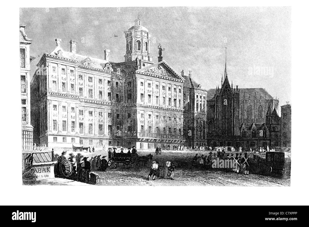 Royal Palace Amsterdam Queen Beatrix Parliament city hall Dutch Golden ...