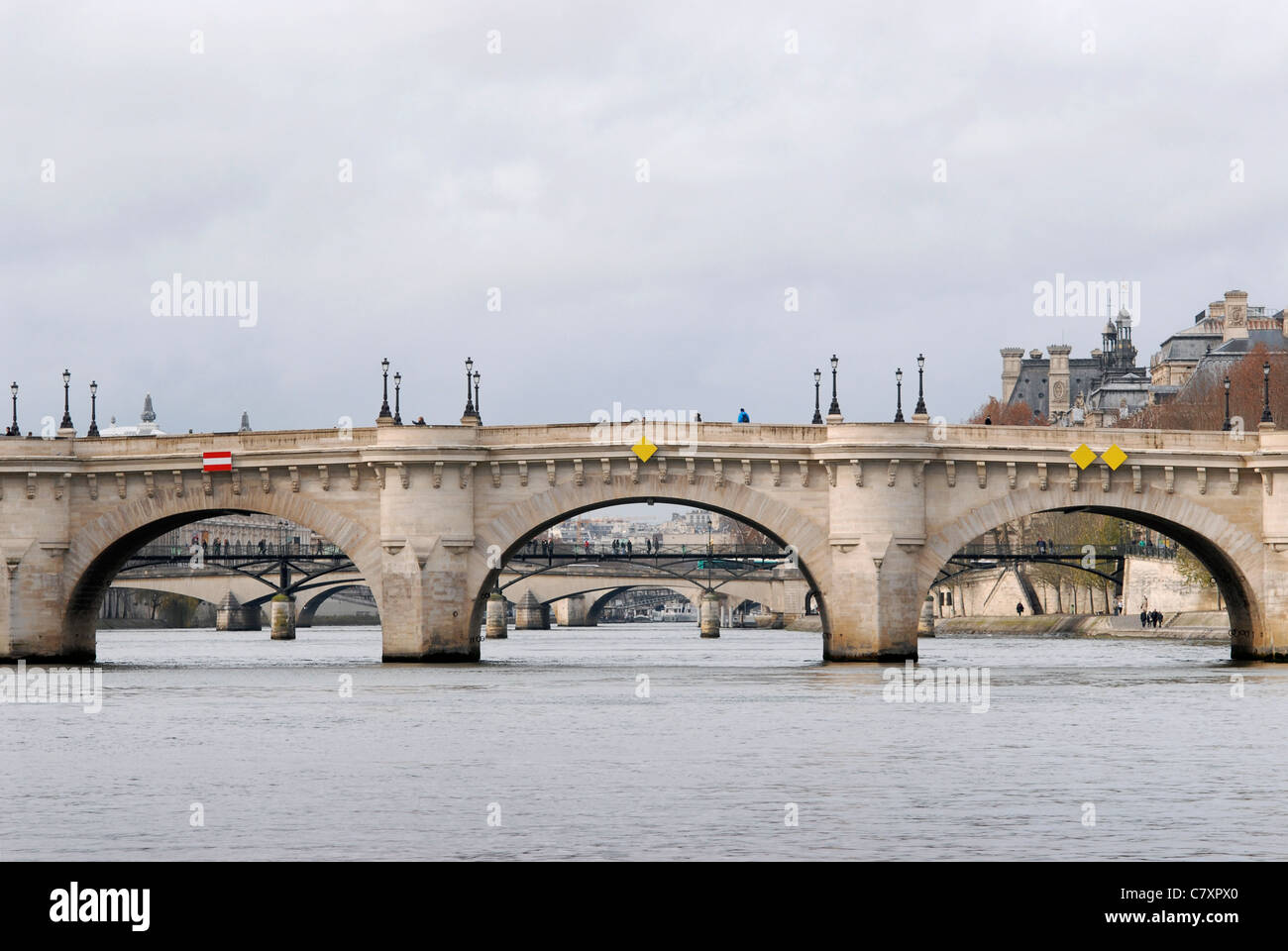 Pont des arts and pont neuf bridges hi-res stock photography and images ...