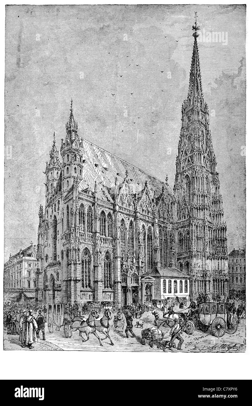 St Stephen's Cathedral mother church Archdiocese Vienna Romanesque ...
