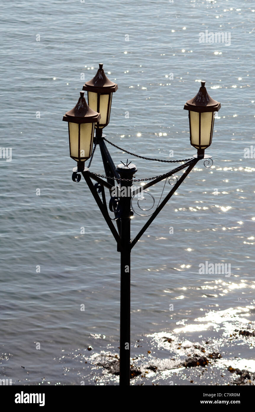 Street lighting Plymouth Hoe Devon UK Stock Photo - Alamy