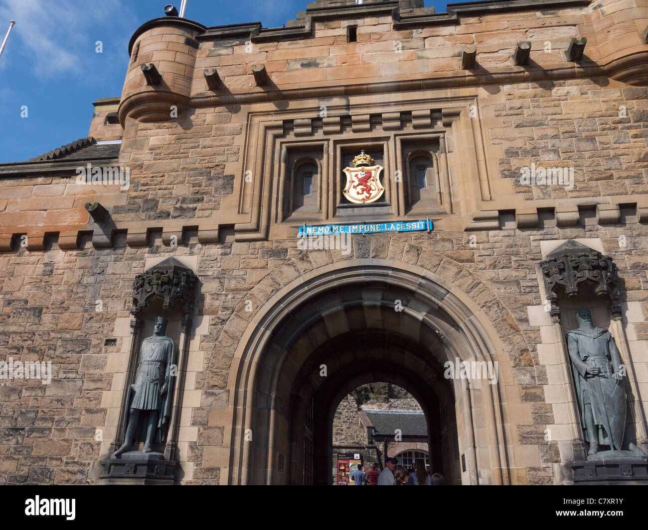 Entrance to Edinburgh Castle Stock Photo - Alamy