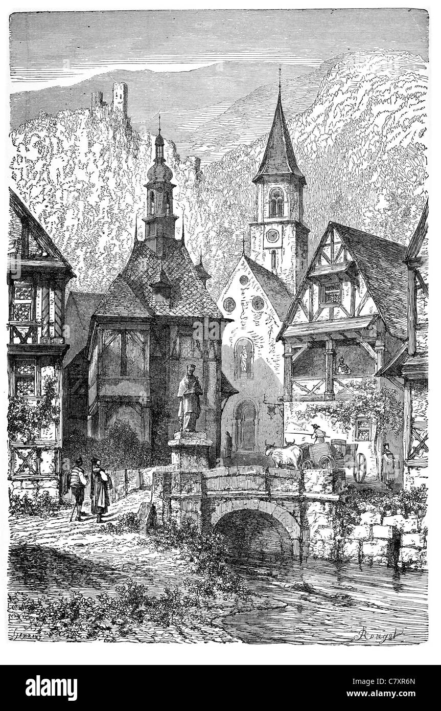 Medieval drawing forest hi-res stock photography and images - Alamy