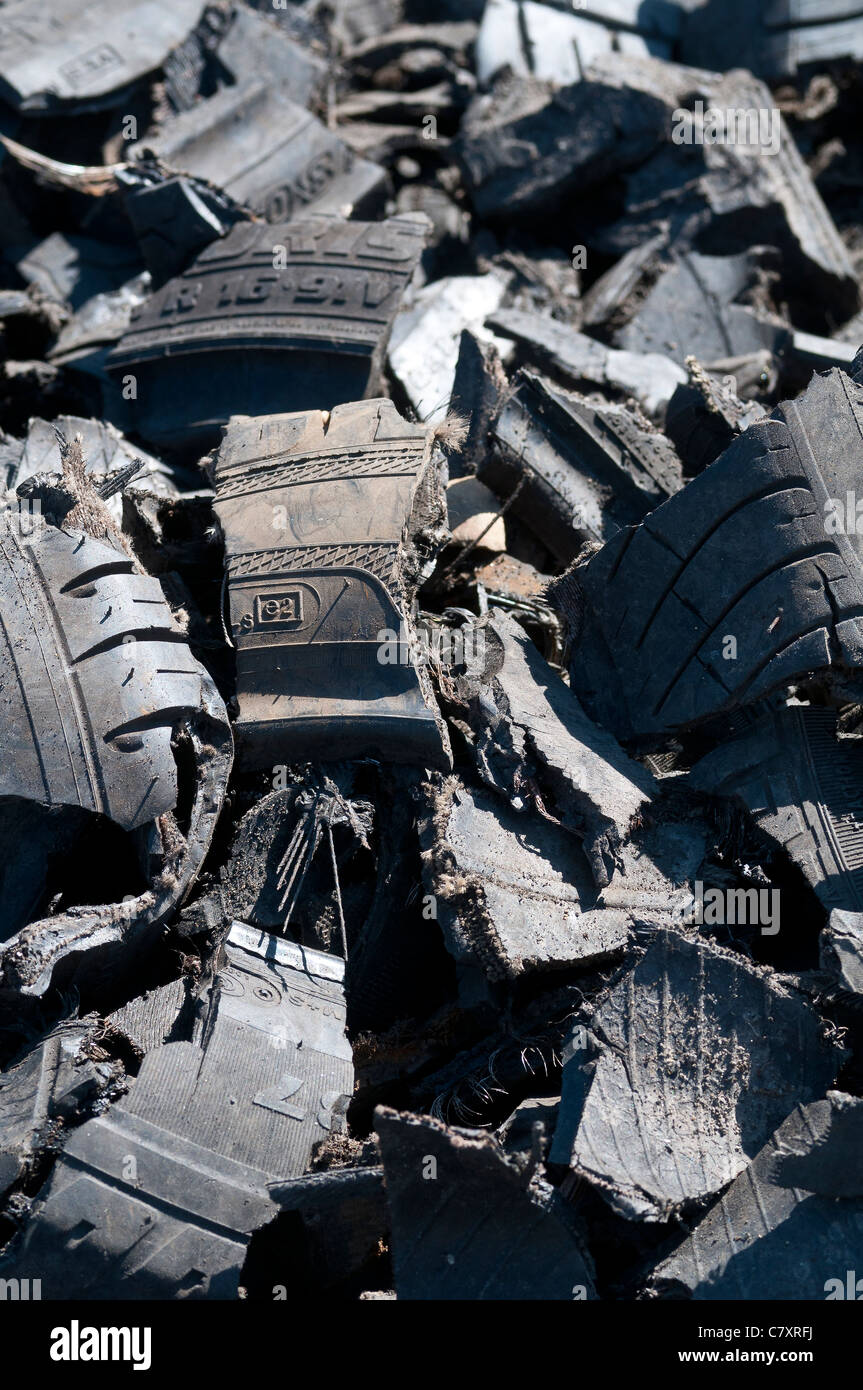 Shredded tires hi-res stock photography and images - Alamy