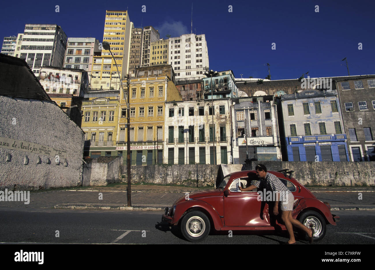 South America, Brazil, Salvador da Bahia, Port Quarter Stock Photo - Alamy