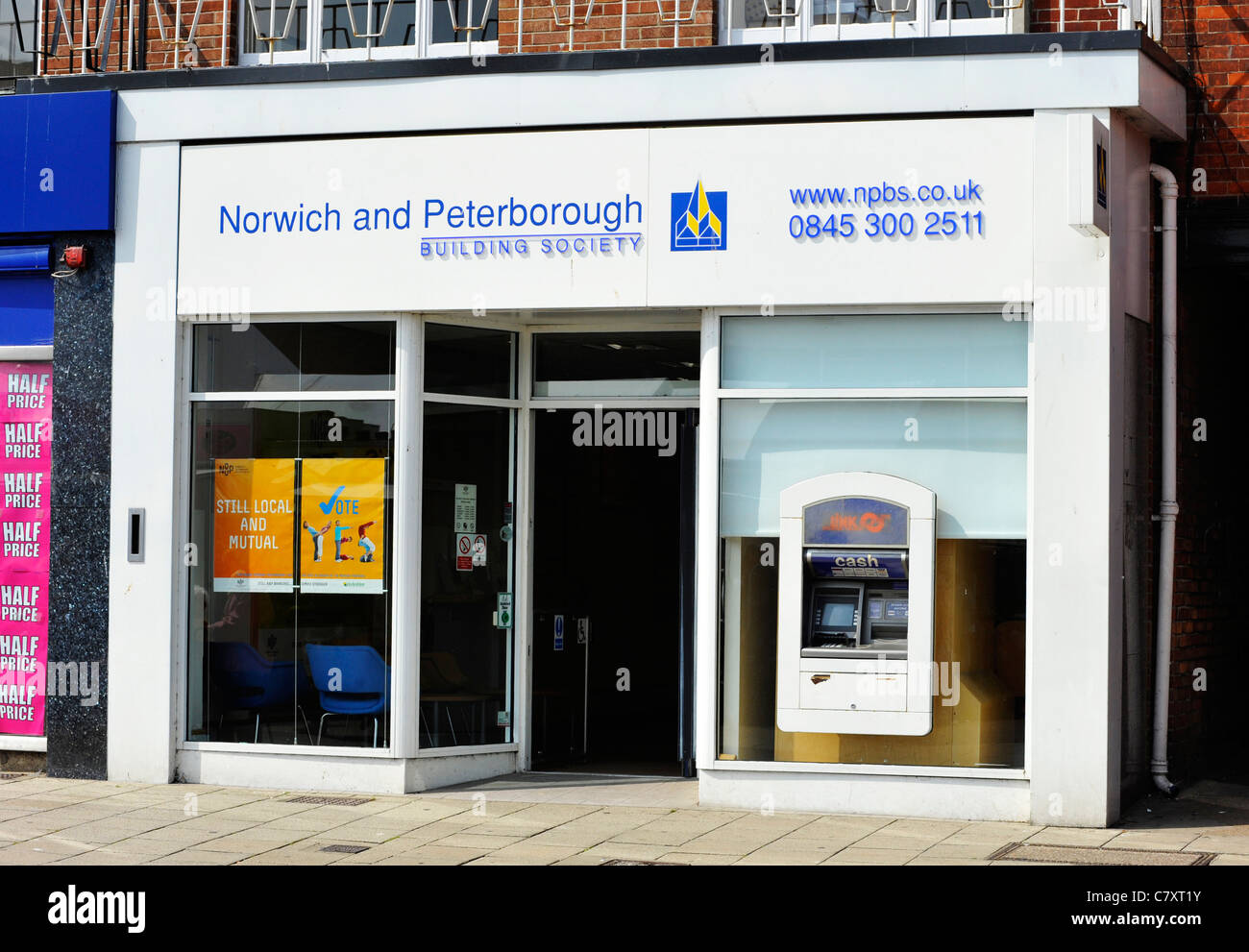 Norwich and Peterborough Building Society Shop Stock Photo - Alamy