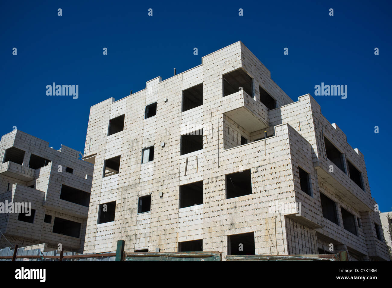 Massive housing construction in the Arab neighborhood of Bet-Safafa ...