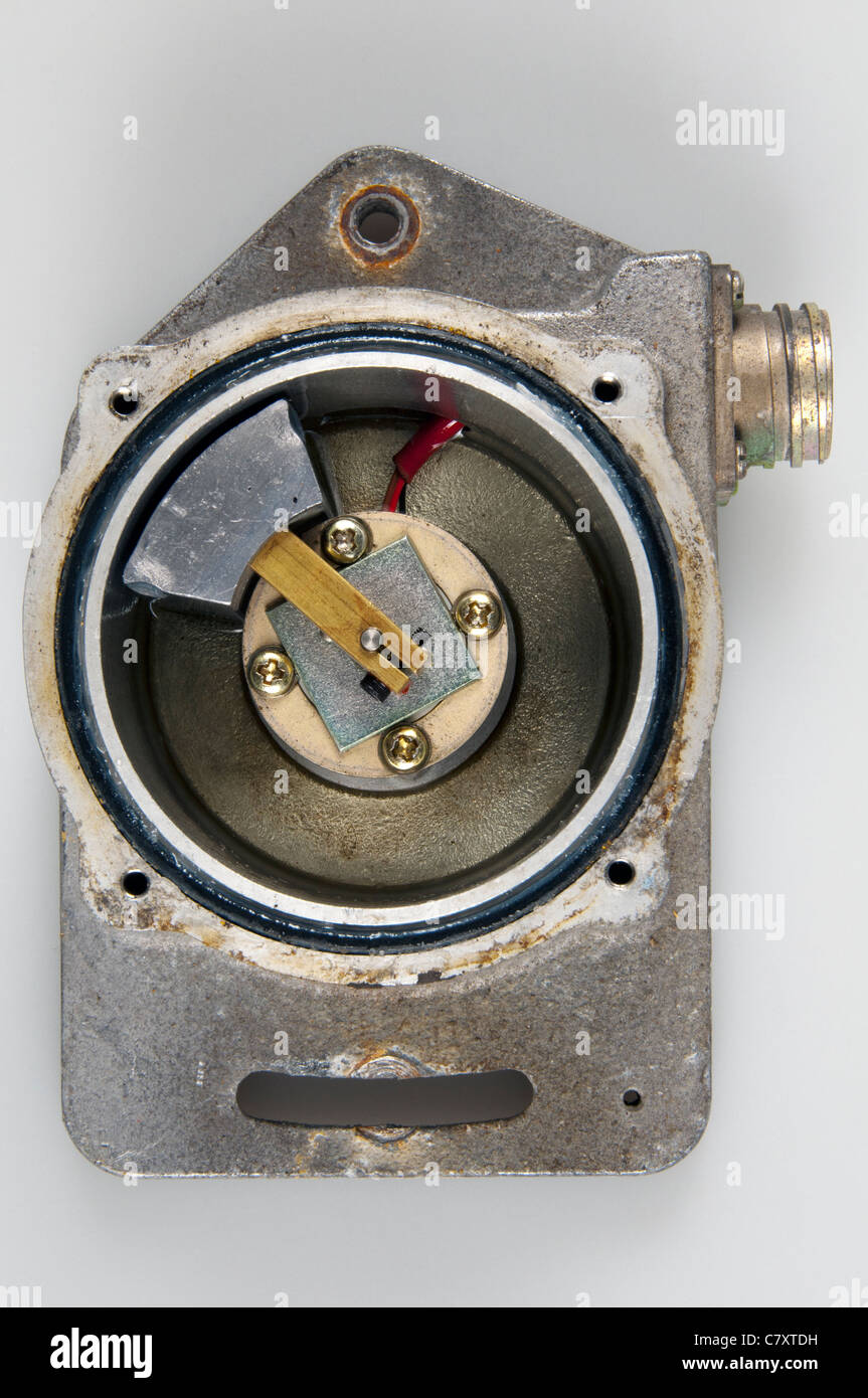 Low torque potentiometer with a weighted pendulum in a sealed housing ...