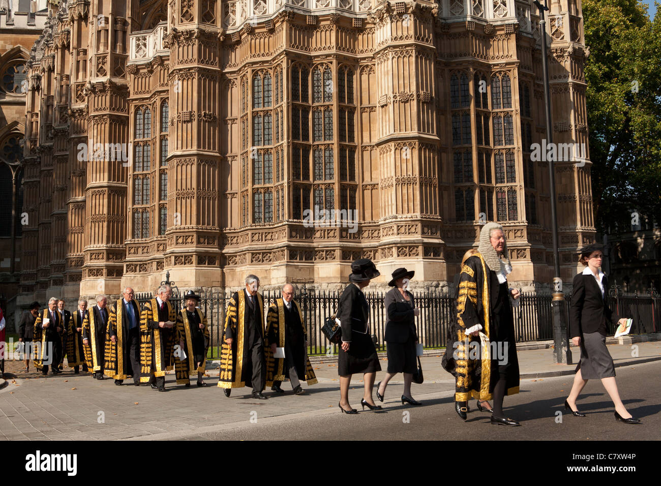 Lord Chancellor's Breakfast. Members of the Judiciary in procession ...