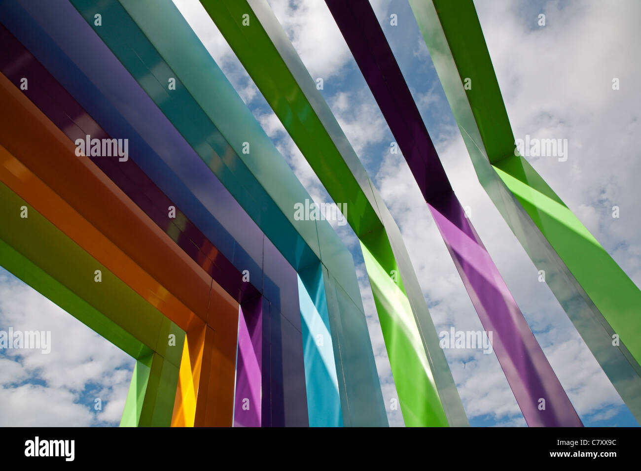 Modern gate hi-res stock photography and images - Alamy