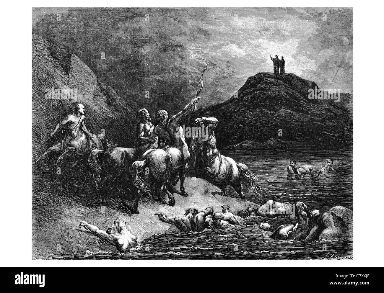 Centaurs dante hi-res stock photography and images - Alamy