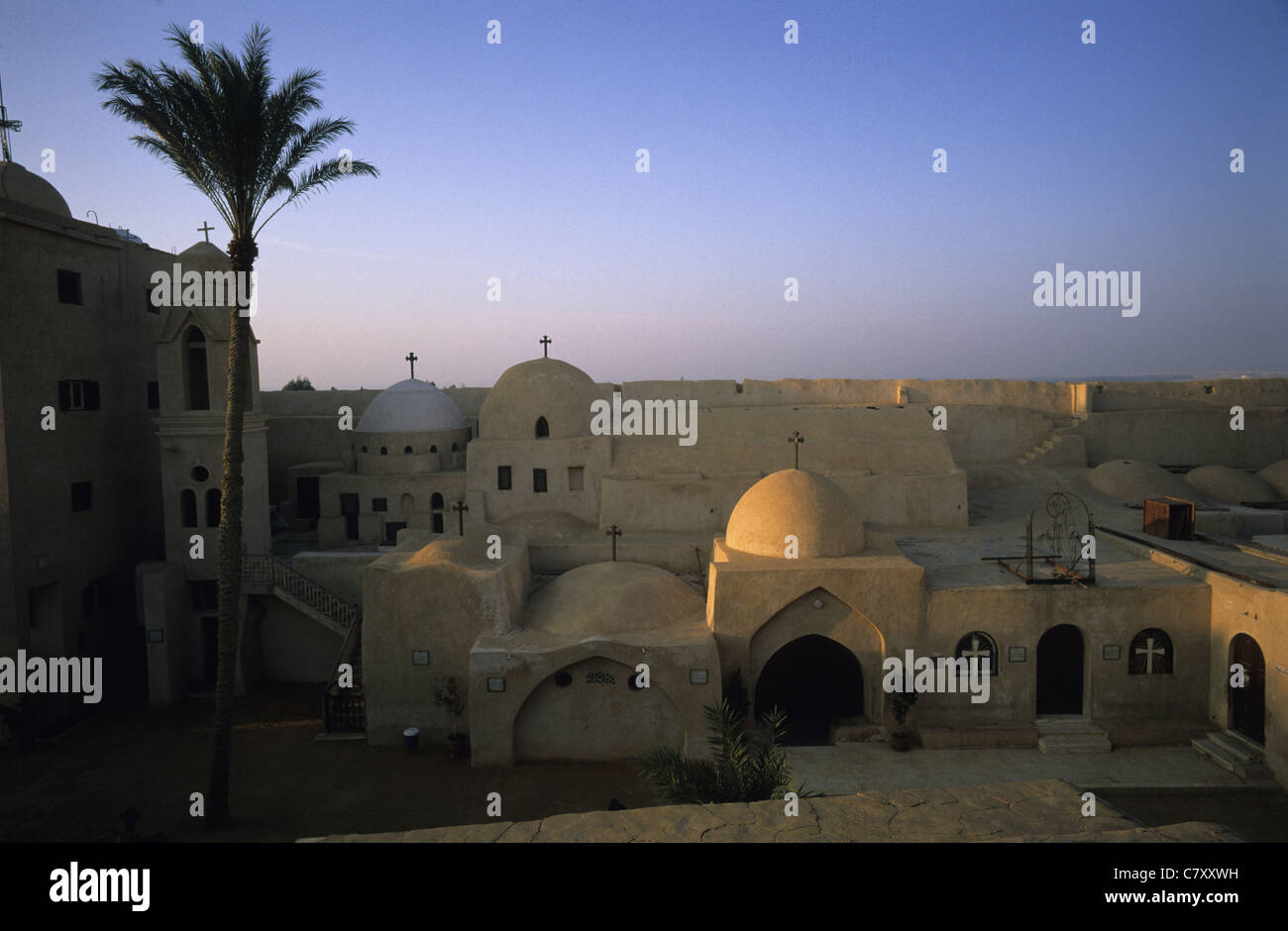 Egypt, Wadi Natrun, Syrian monastery Stock Photo - Alamy