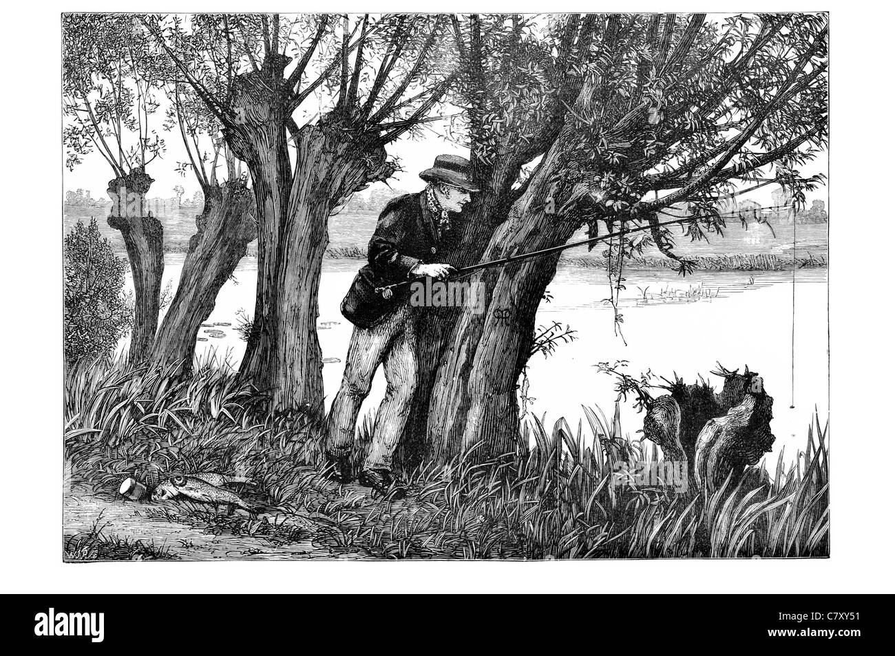 Fisherman victorian period hi-res stock photography and images - Alamy