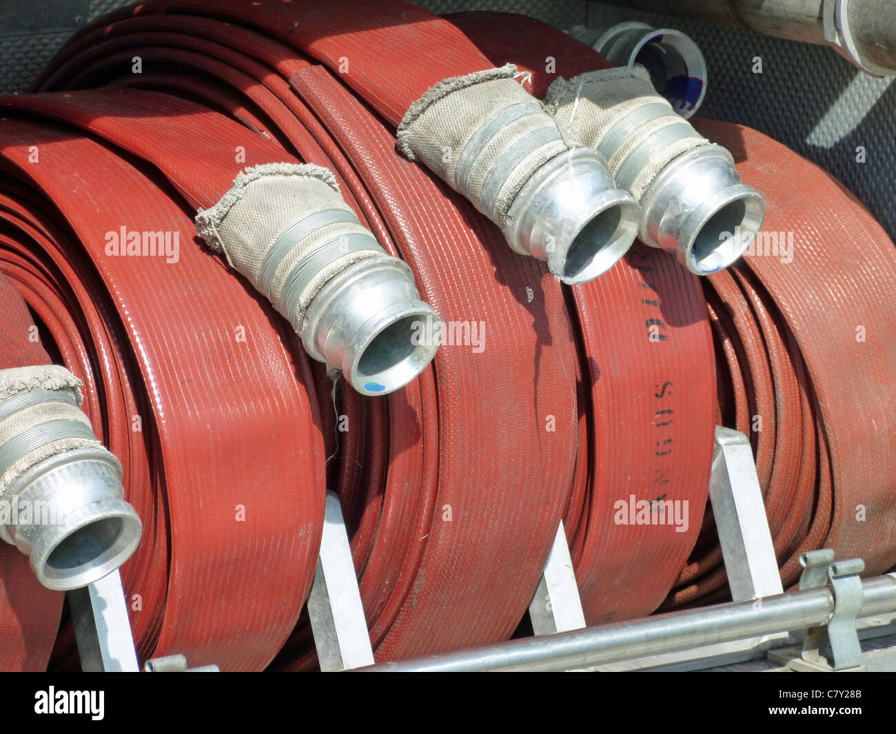 Fire hoses hi-res stock photography and images - Alamy