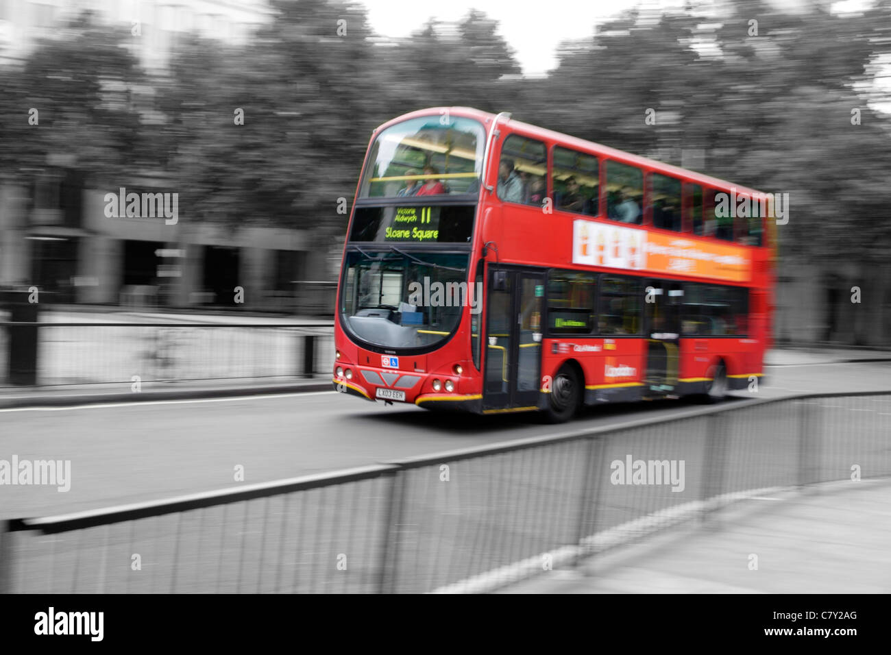 Red London Bus, London, England, UK Stock Photo - Alamy