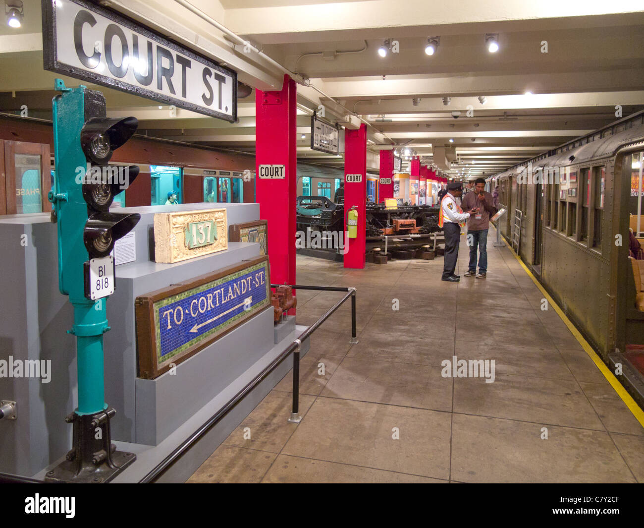 New York Transit Museum gallery Stock Photo - Alamy