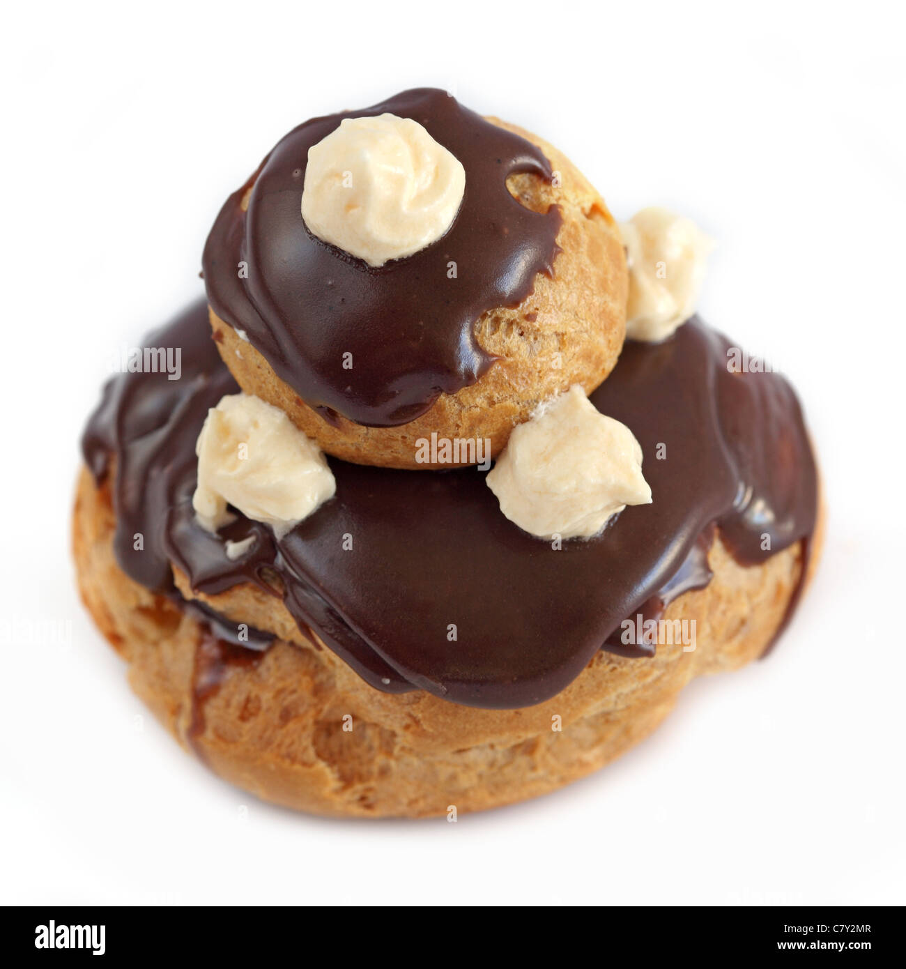 Religieuse chocolat religious chocolate Stock Photo - Alamy