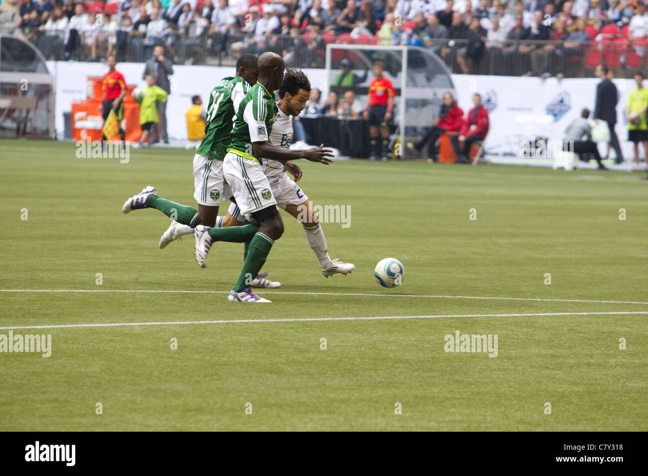 Vancouver Whitecaps vs Portland Timbers soccer match Stock Photo - Alamy