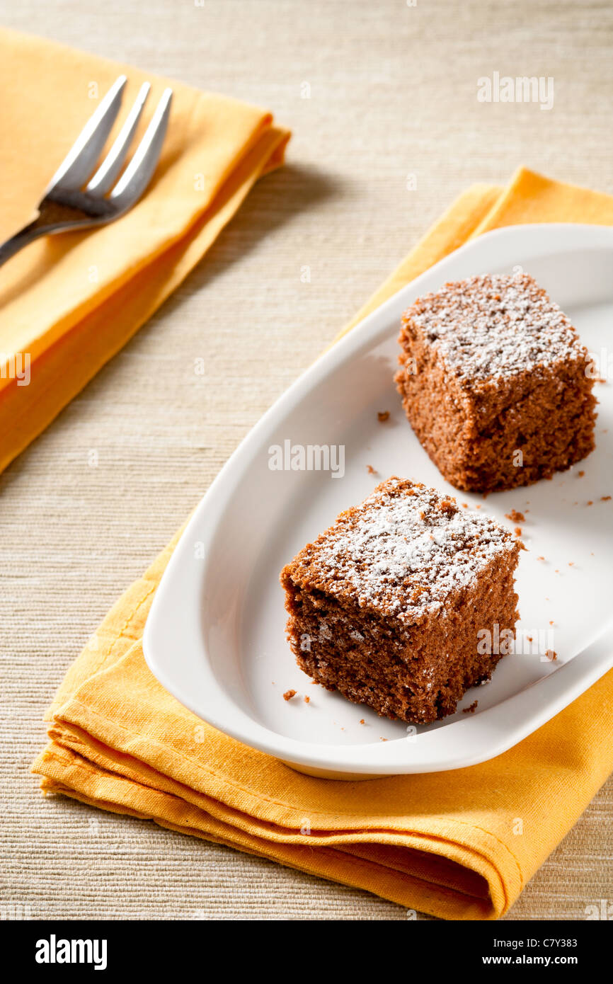 Castagnaccio, Traditional Italian Cake Made from Chestnuts Stock Photo ...