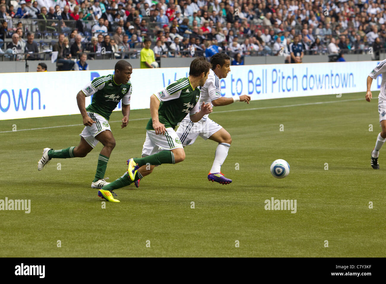 Vancouver Whitecaps vs Portland Timbers soccer match Stock Photo - Alamy