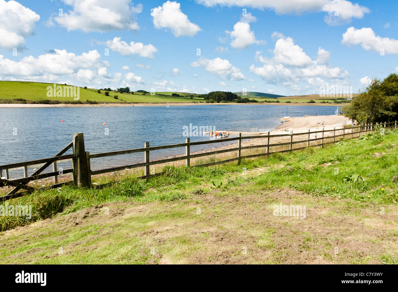 Overlooking Siblyback Lake Cornwall England UK Stock Photo - Alamy
