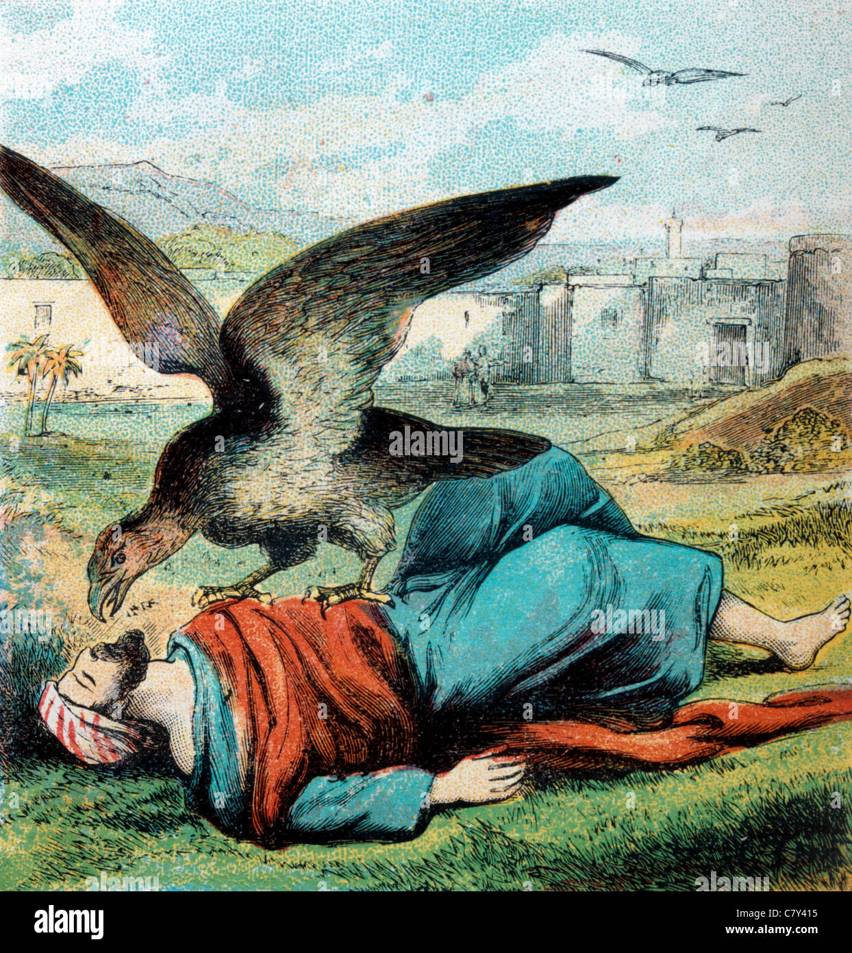 Bible Stories- Illustration From The Proverbs Of Solomon IV Stock Photo ...