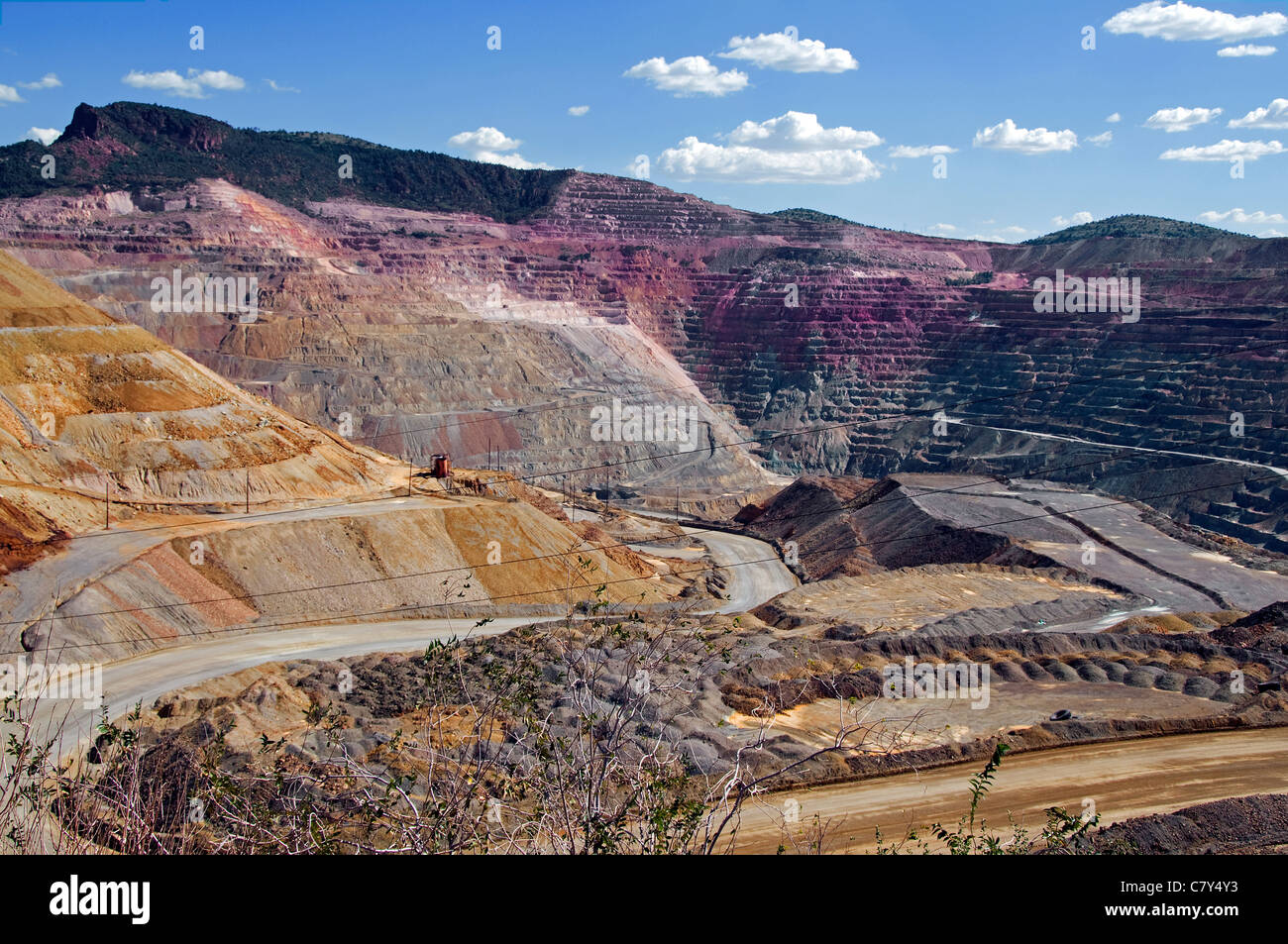 Open pit copper mine hi-res stock photography and images - Alamy