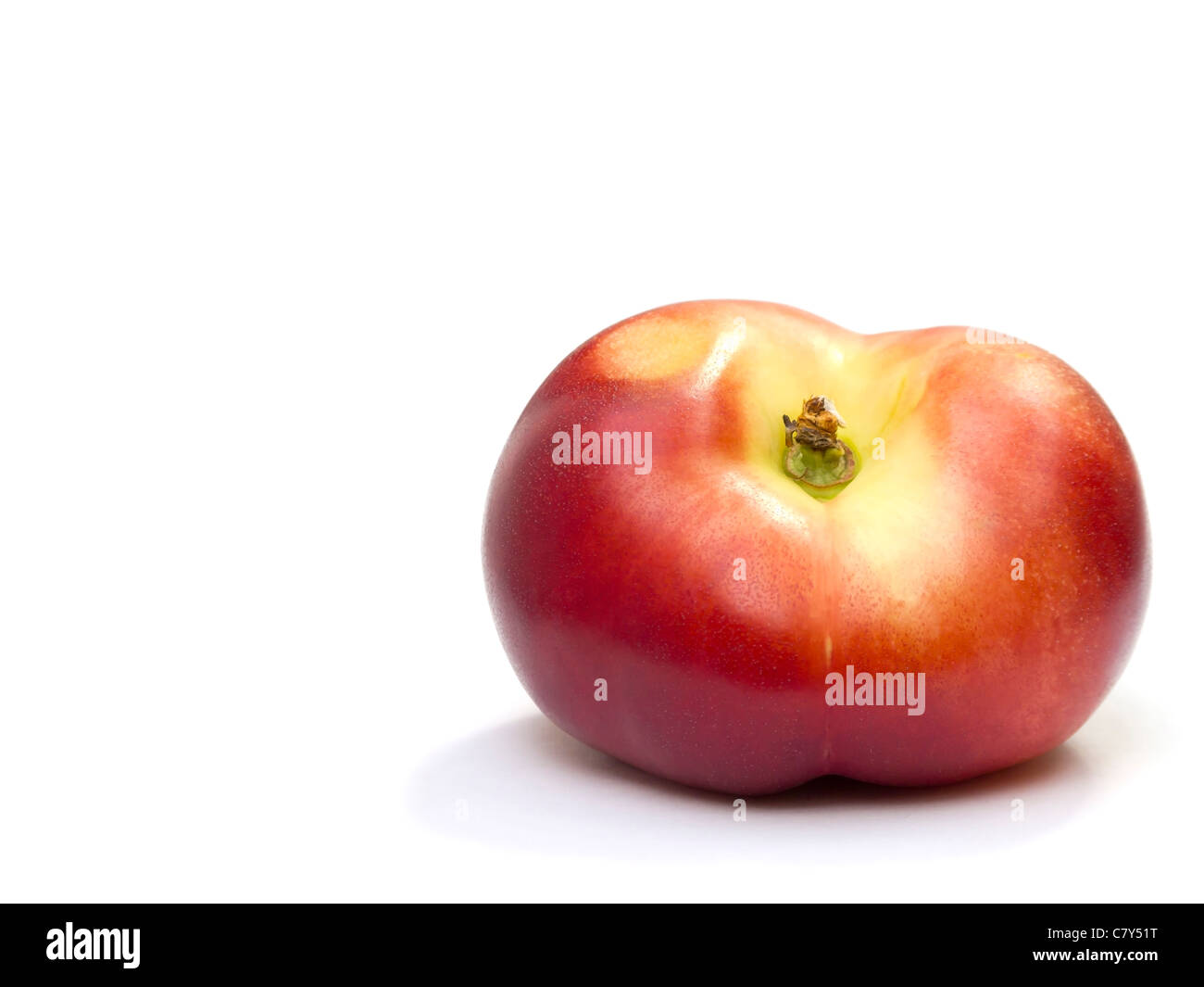 Nectarine Up Close Stock Photo - Alamy