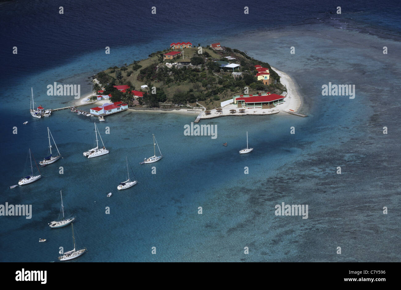 British Virgin Islands, Tortola, Marina Cay Stock Photo - Alamy