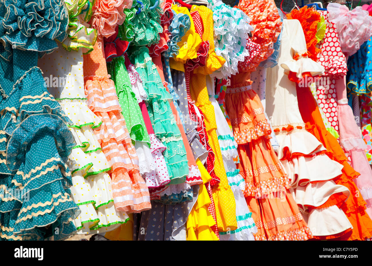 andalusian drees background Stock Photo - Alamy