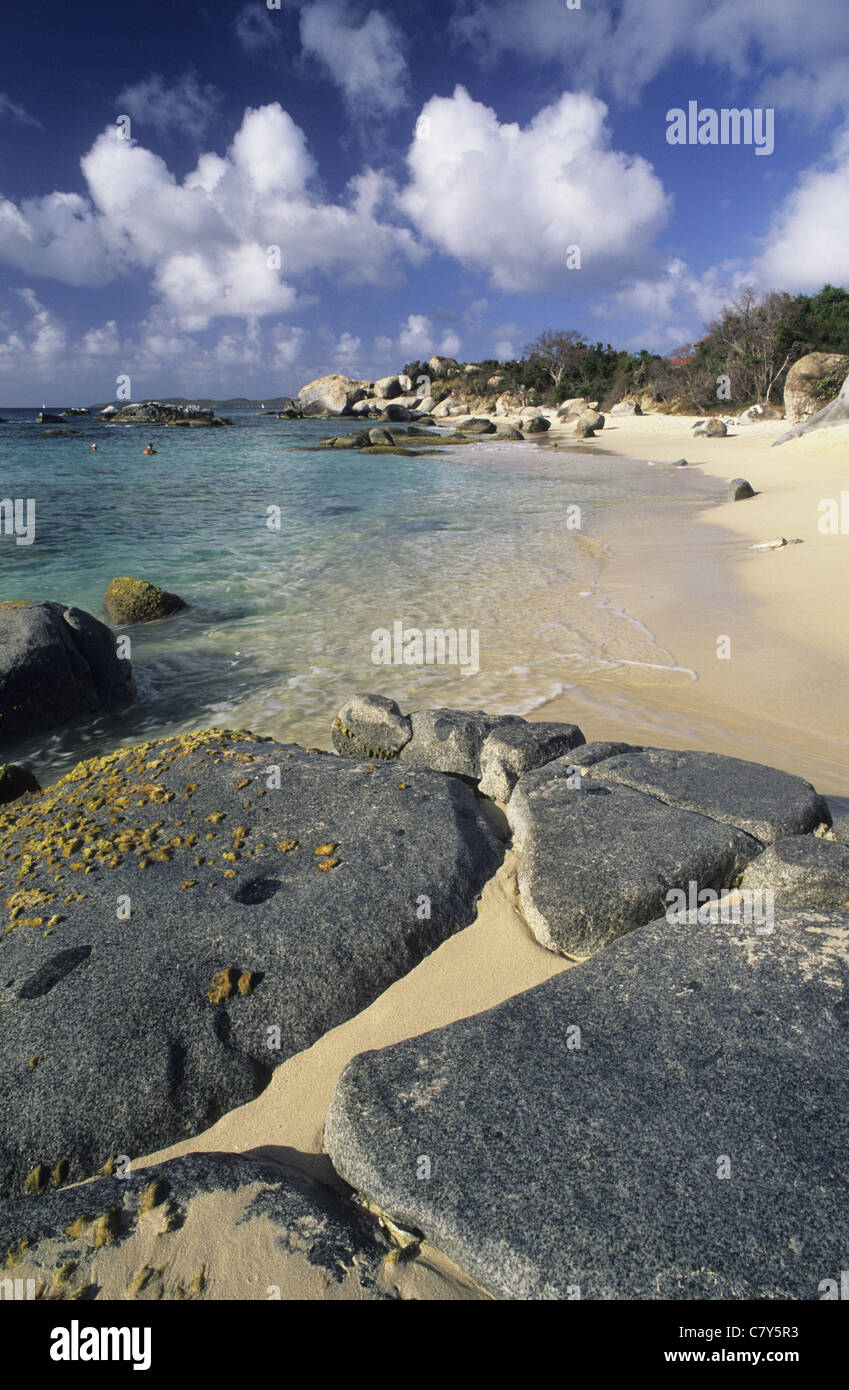 British Virgin Islands, Virgin Gorda, Trunk Bay Stock Photo - Alamy