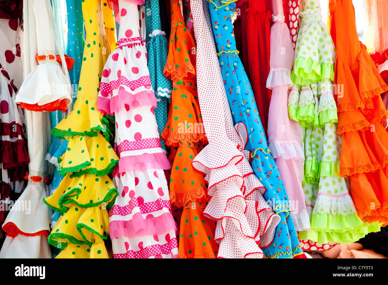 andalusian drees background Stock Photo - Alamy