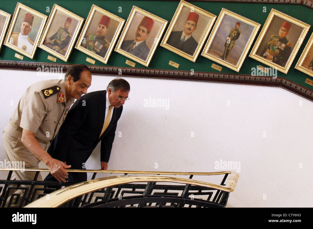 Cairo egypt field marshal mohamed hussein tantawi hi-res stock ...