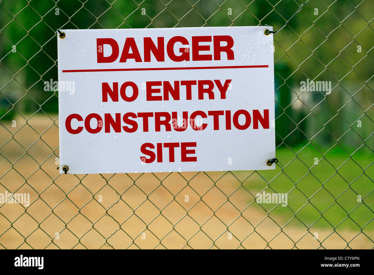 Public safety warning sign Stock Photo - Alamy