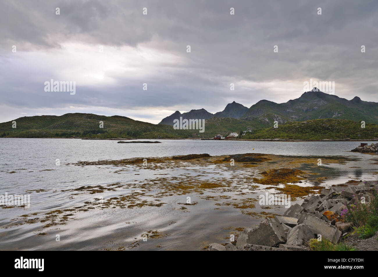 Sea landscape in bad weather and the cloudy sky Stock Photo - Alamy
