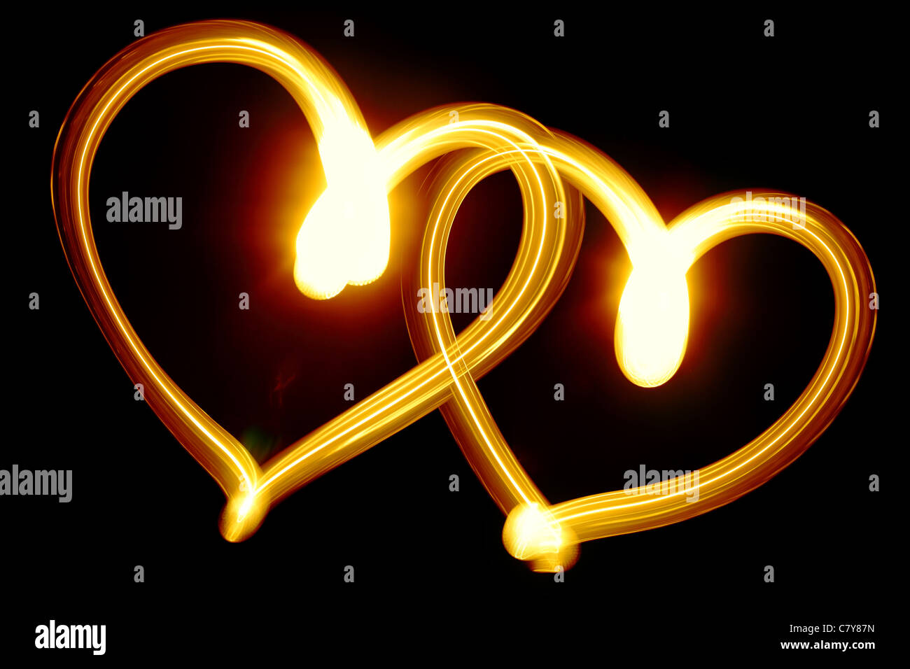 Two drawing hearts hi-res stock photography and images - Alamy